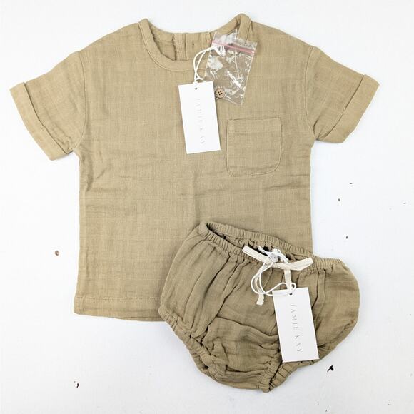 Jamie Kay | Matching Sets | Jamie Kay Balm Muslin Rowan Top Bloomers Set 62 Months | Poshmark